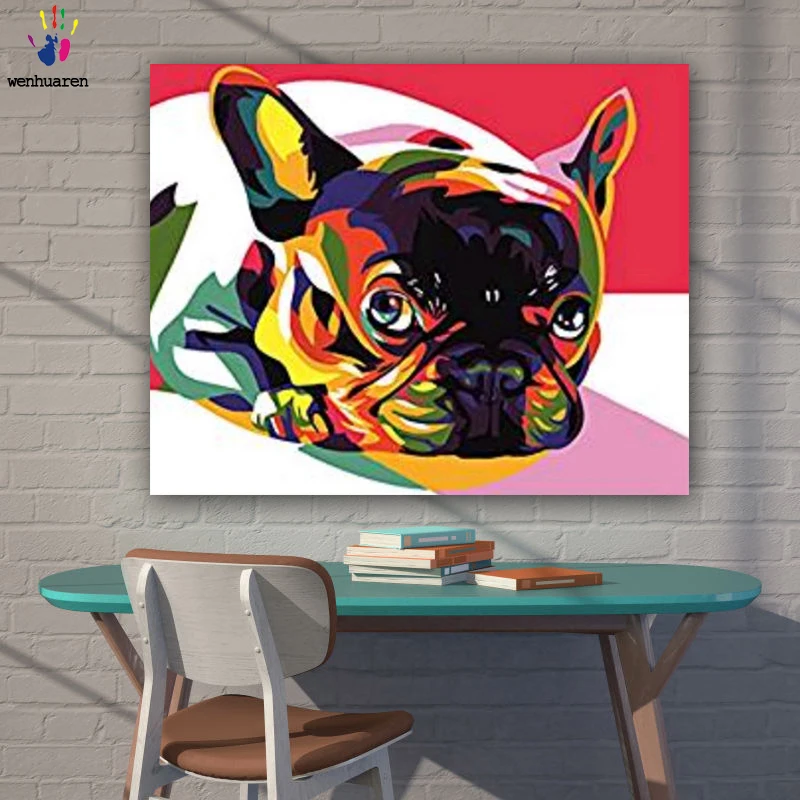 DIY картинки для раскраски по номерам с цветами абстрактные картины ...