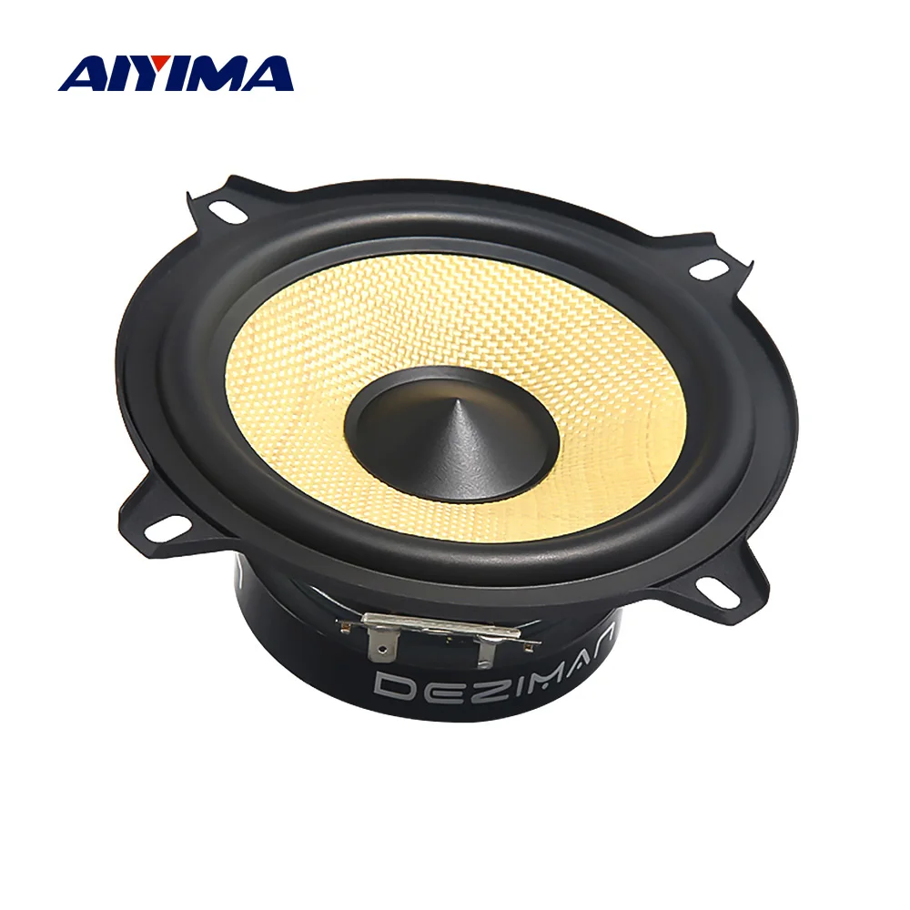 AIYIMA 5 Inch Midrange Bass Speaker Driver 4 Ohm 35W Woofer Car Speaker ...