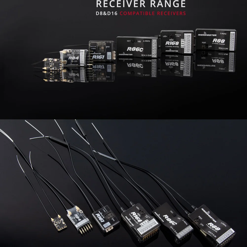 ขายตรง Radiomaster R81 R84 R86 R86C R88 R161 4CH 6CH 8CH 16CH Receiver ...