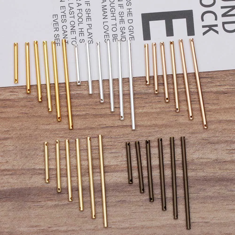 20pcs-lot-20-25-30-35-40-45mm-Brass-Hole-Cylindrical-Rod-Connectors-For ...