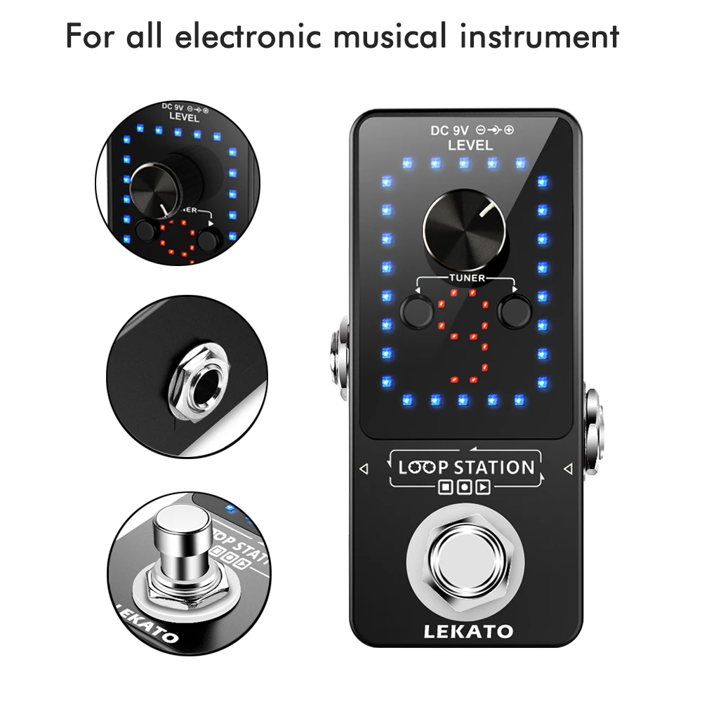 LEKATO-Looper-Guitar-Pedal-Loop-Bass-Guitar-Pedal-Chorus-Accessories ...