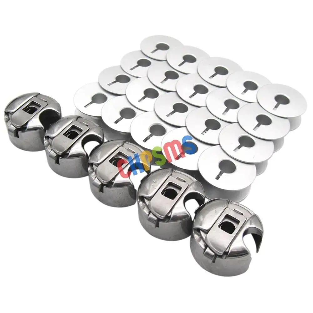 5 PCS. INDUSTRIAL SEWING MACHINE BOBBIN CASE #BC-DB1 (52237) AND 20 PCS ...