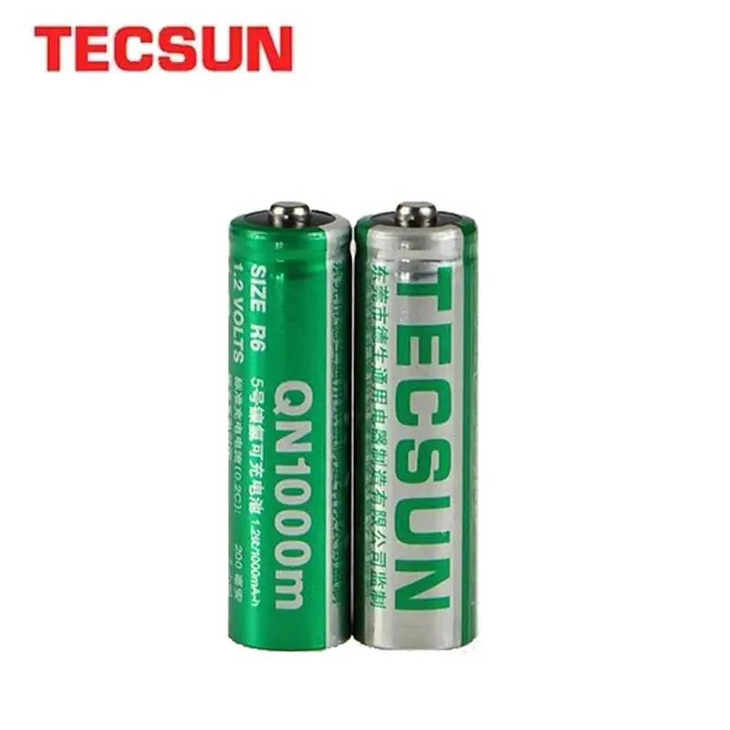 TECSUN Rechargeable Battery 2 Pieces/3 Pieces AA NIMH QN1000 mAh 1.2 V ...