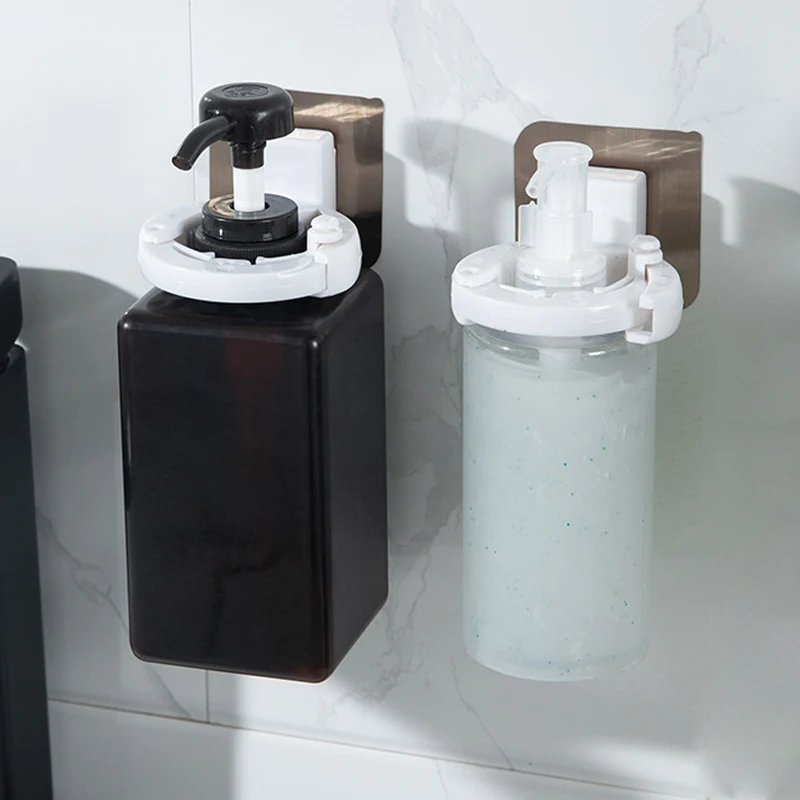 Wall Mounted Magic Sticky Shampooing crochet douche bouteille Suspendu ...