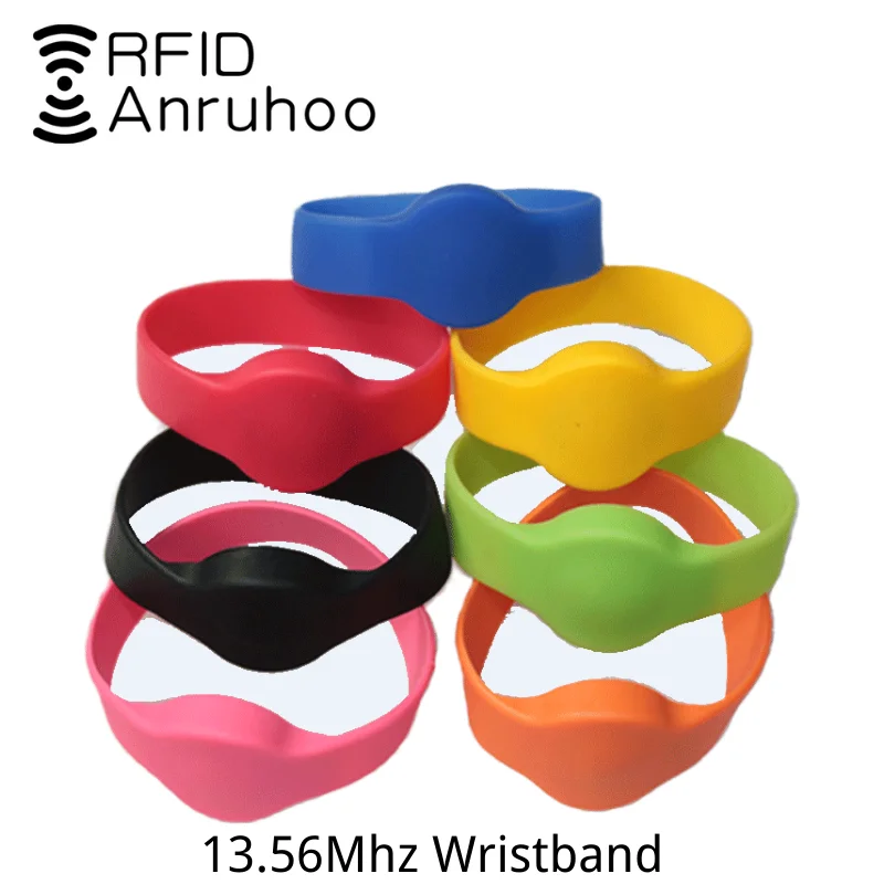 50PCS-NFC-Smart-Chip-Wristband-13-56Mhz-Key-Badge-S50-1K-Access-Control ...