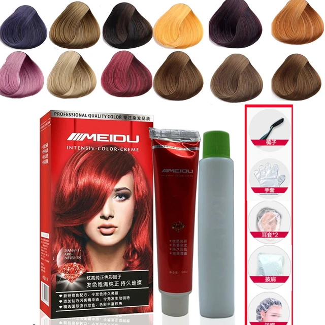 Red Purple Tint Hair