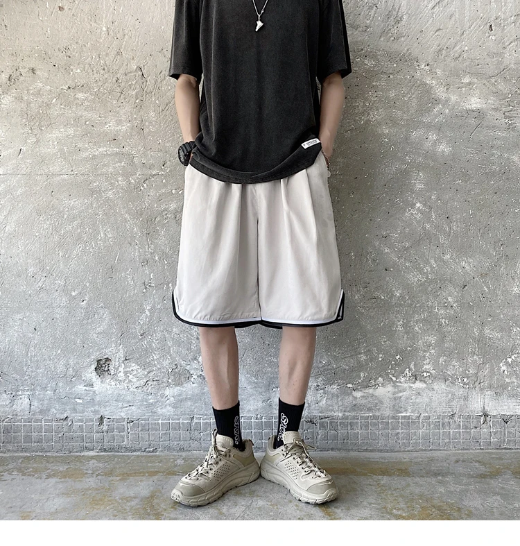 Short,short Streetwear pour homme, tenue décontractée, style Harajuku ...