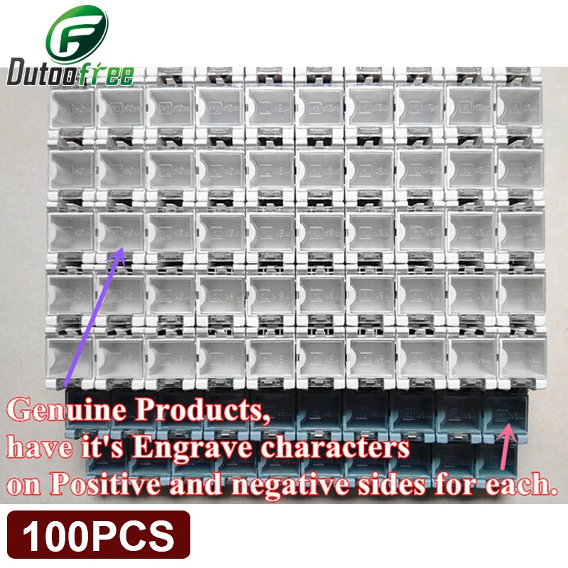 100pcs/lot Smd Smt Component Container Storage Boxes Electronic Case ...