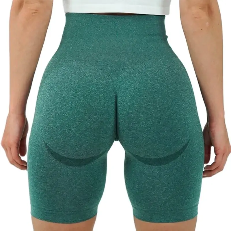 Seamless Yoga Short Women Summer High Waist Tight Gym Leggings Squat