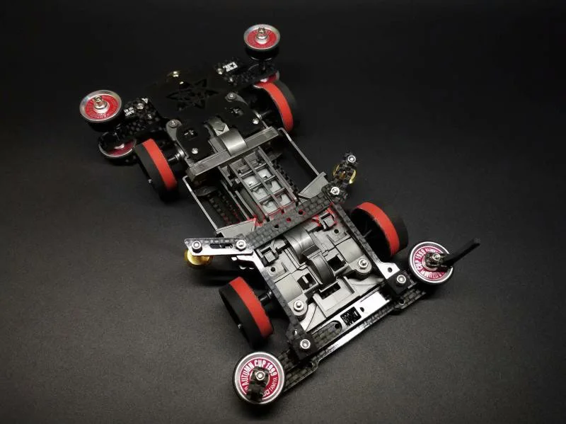 1Set-Tamiya-Mini-4WD-Car-Model-With-Gray-MSL-MS-L-Chassis-Inside ...