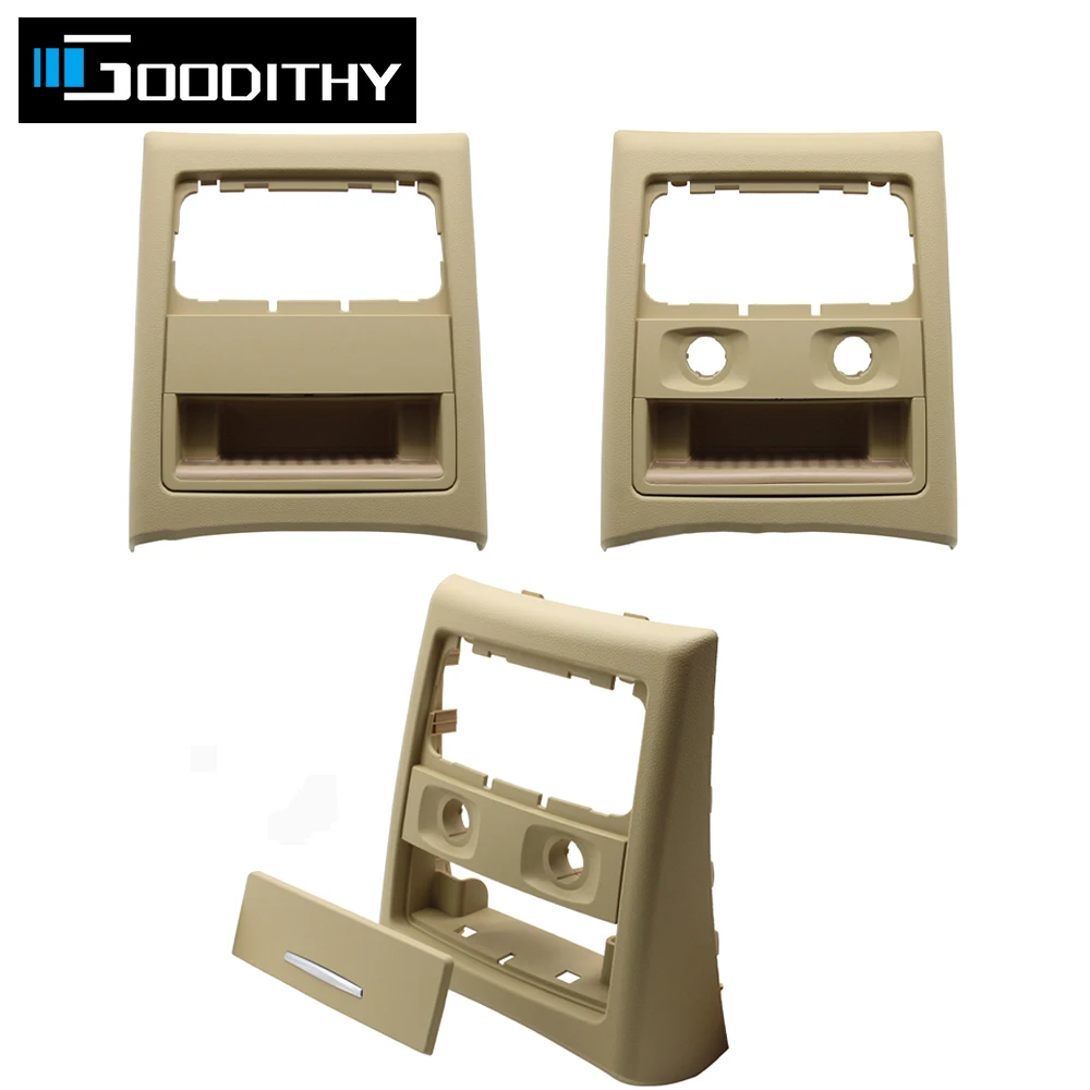 리어 센터 콘솔 신선한 공기 배출구 그릴 커버, 외부 프레임 교체, BMW 3 시리즈 E90 E91 2005 2012 ...