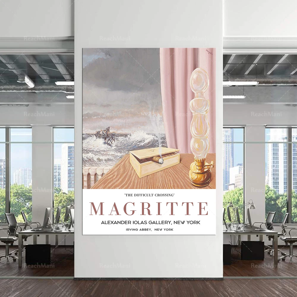 The Difficult Crossing Rene Magritte