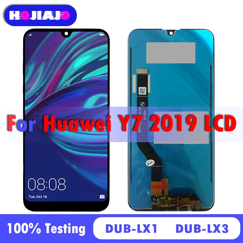 Original For Huawei Y7 2019 Lcd Dub-lx3 Display Y7 Pro Touch Screen ...