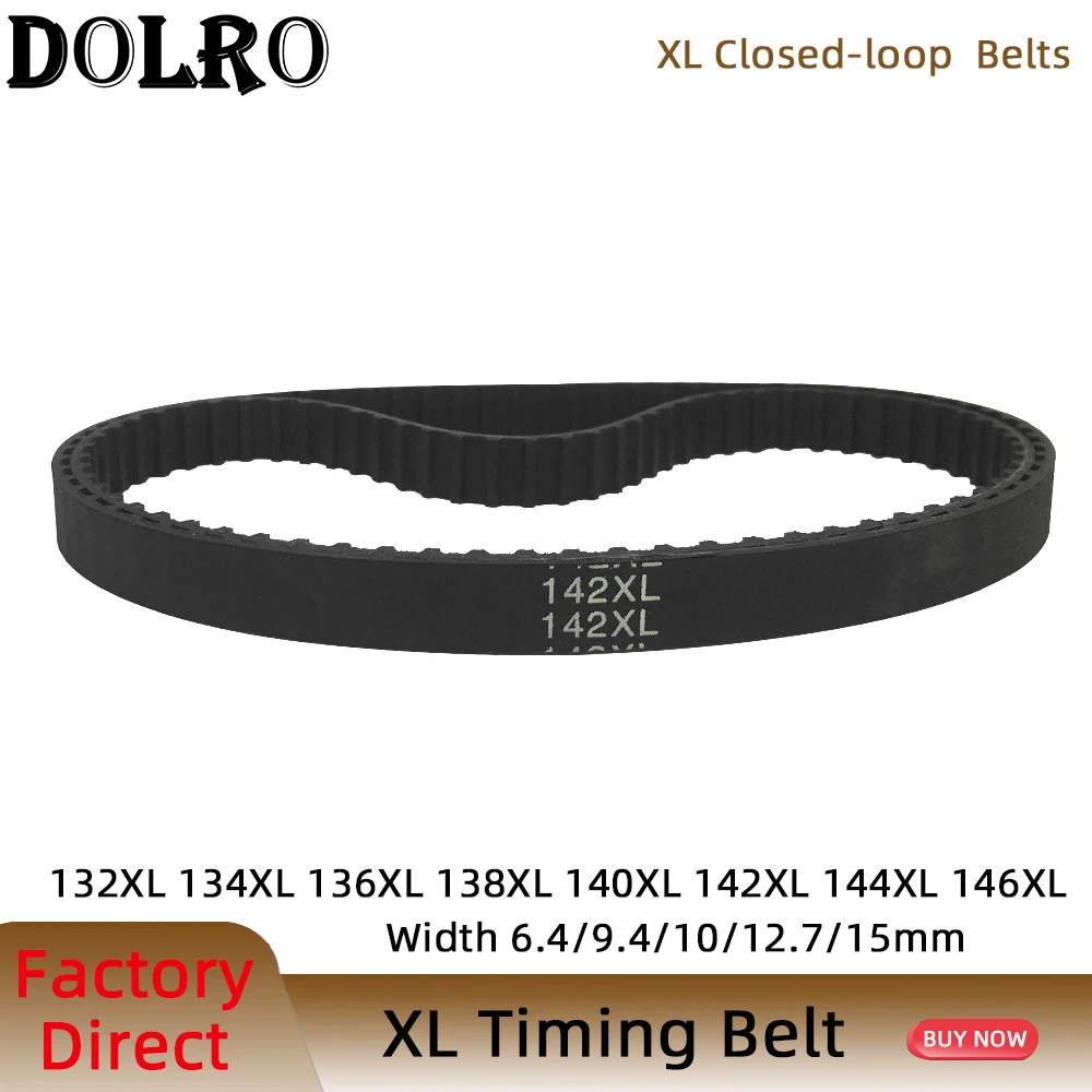 XL Timing Belt 132/134/136/138/140/142/144/146XL Width6.4/9.4/10/15mm ...