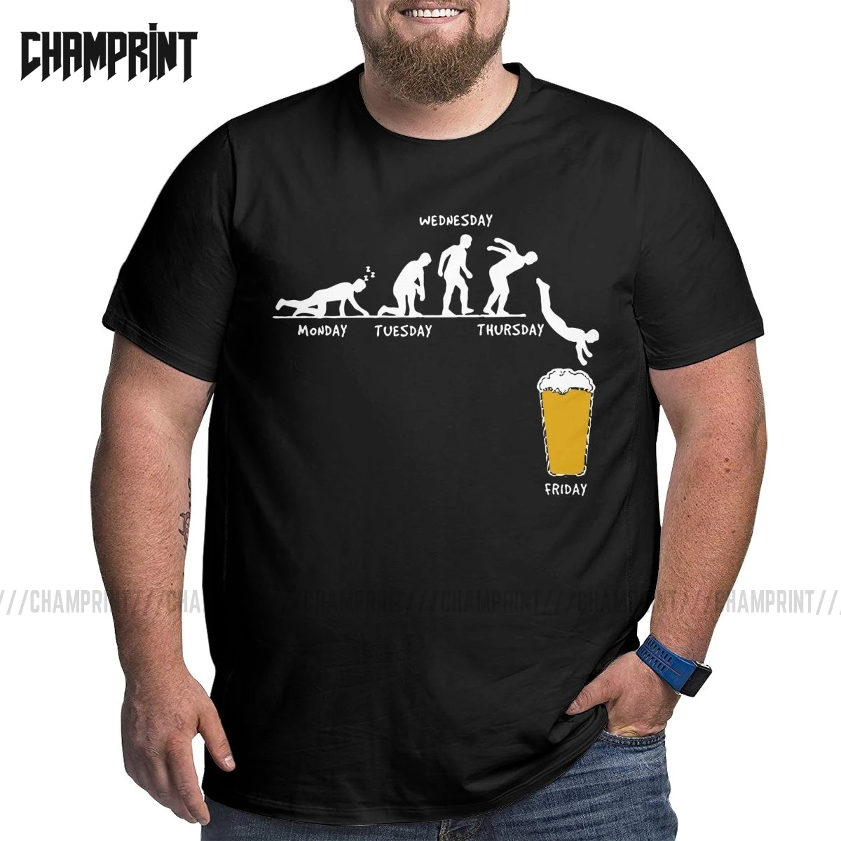 Cotton Alcohol Drunk T-shirts | Mens Shirts Alcohols B 6xl | Beer ...