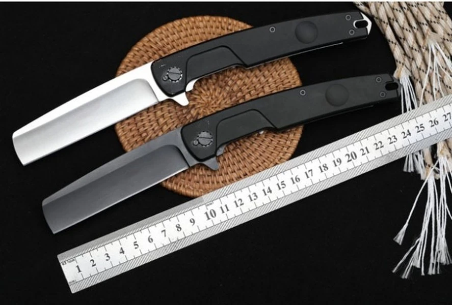 Exr T-razor Pocket Folding Knife N690 Blade Aluminum Alloy Handle Cnc ...