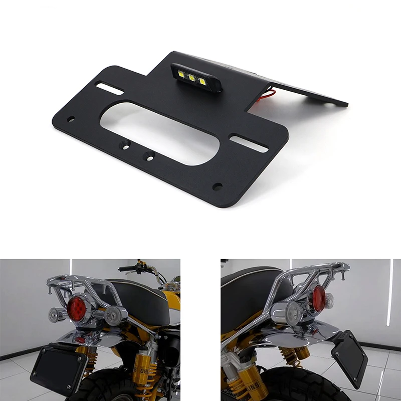 Motorcycle License Plate Holder Bracket | Honda Monkey Fender ...