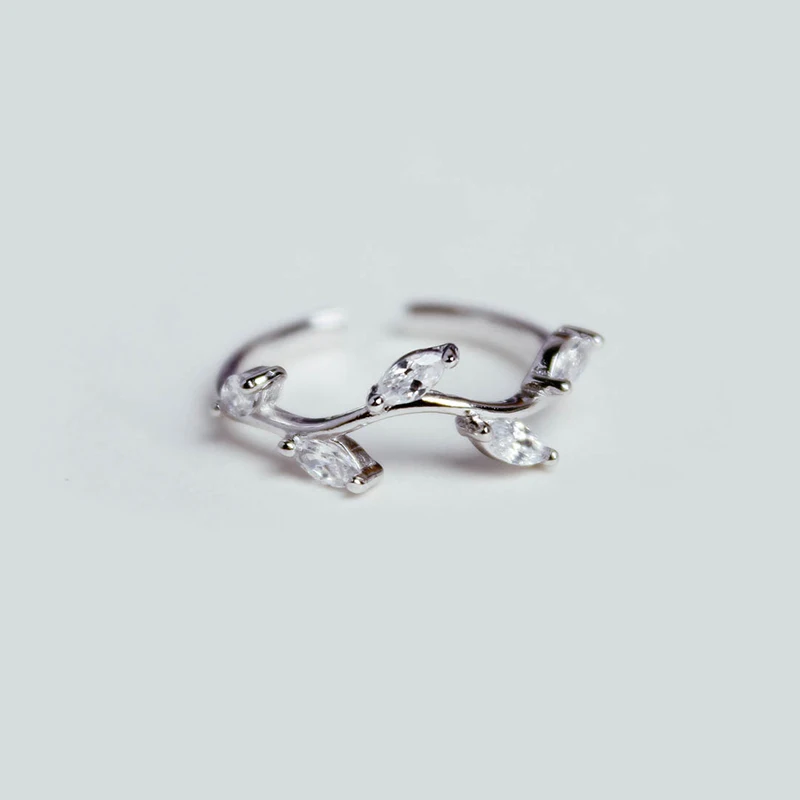 925 Sterling Silver Tree Branch Rings For Women Jewelry Fashion Open ...