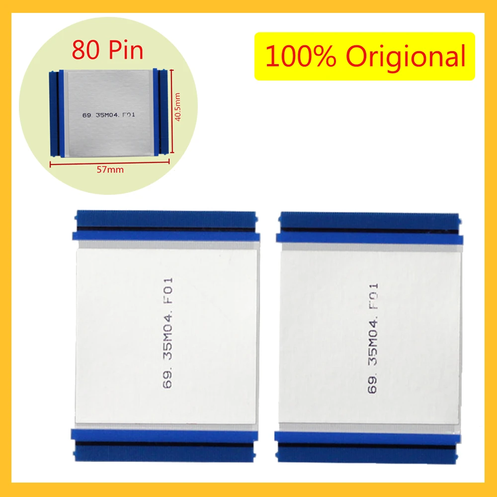 Flex Cables 80 Pin Pitch 57X40.5mm With Lock Flex Ribbon Cable Flat ...