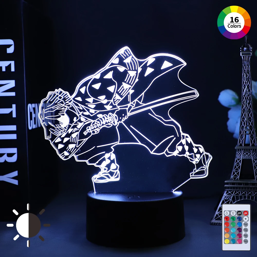Anime 3d Lamp Light Led Colors Nightlights Anime Demon Slayer Lighting ...