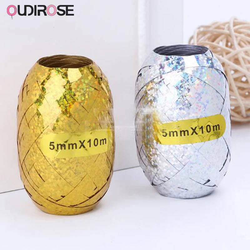 5mm*10m Balloon Rope Foil Balloons Laser Ribbons Home Wedding Birthday ...