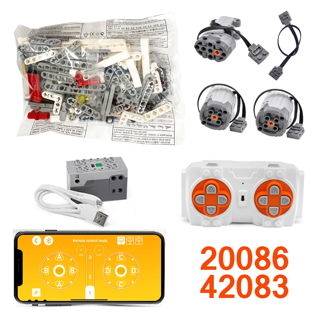 NEW-App-Control-Bugatti-919-RC-Modification-Motor-Kit-for-42096-42056 ...