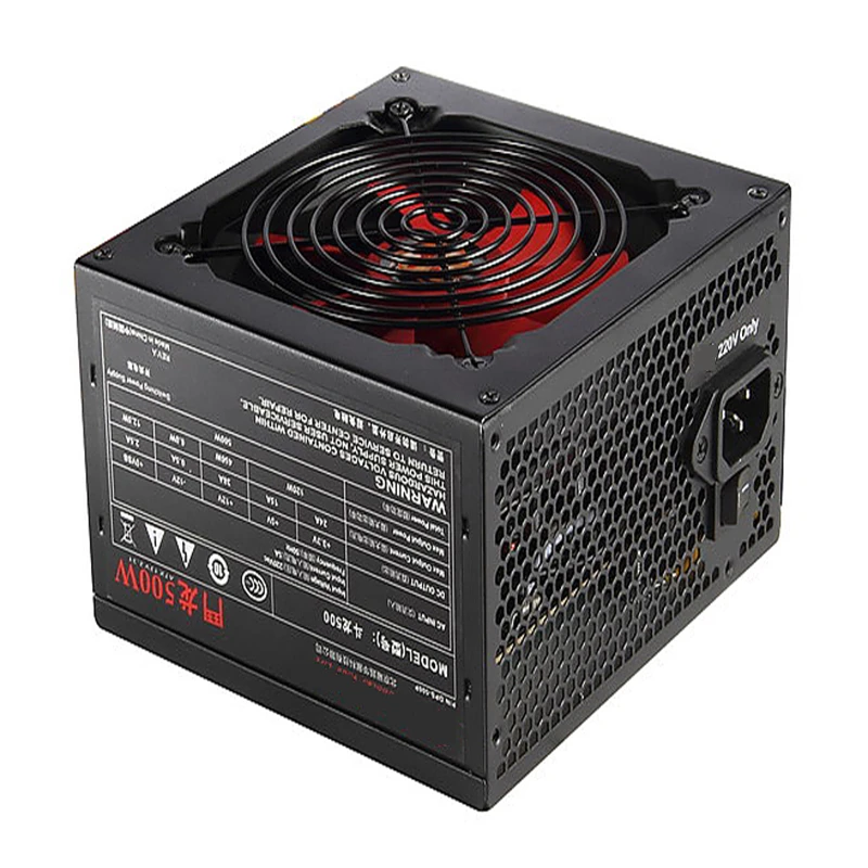 Original PSU For Thermaltake(Tt) Brand ATX Game Power Supply Rated 500W Peak 600W Switching ...
