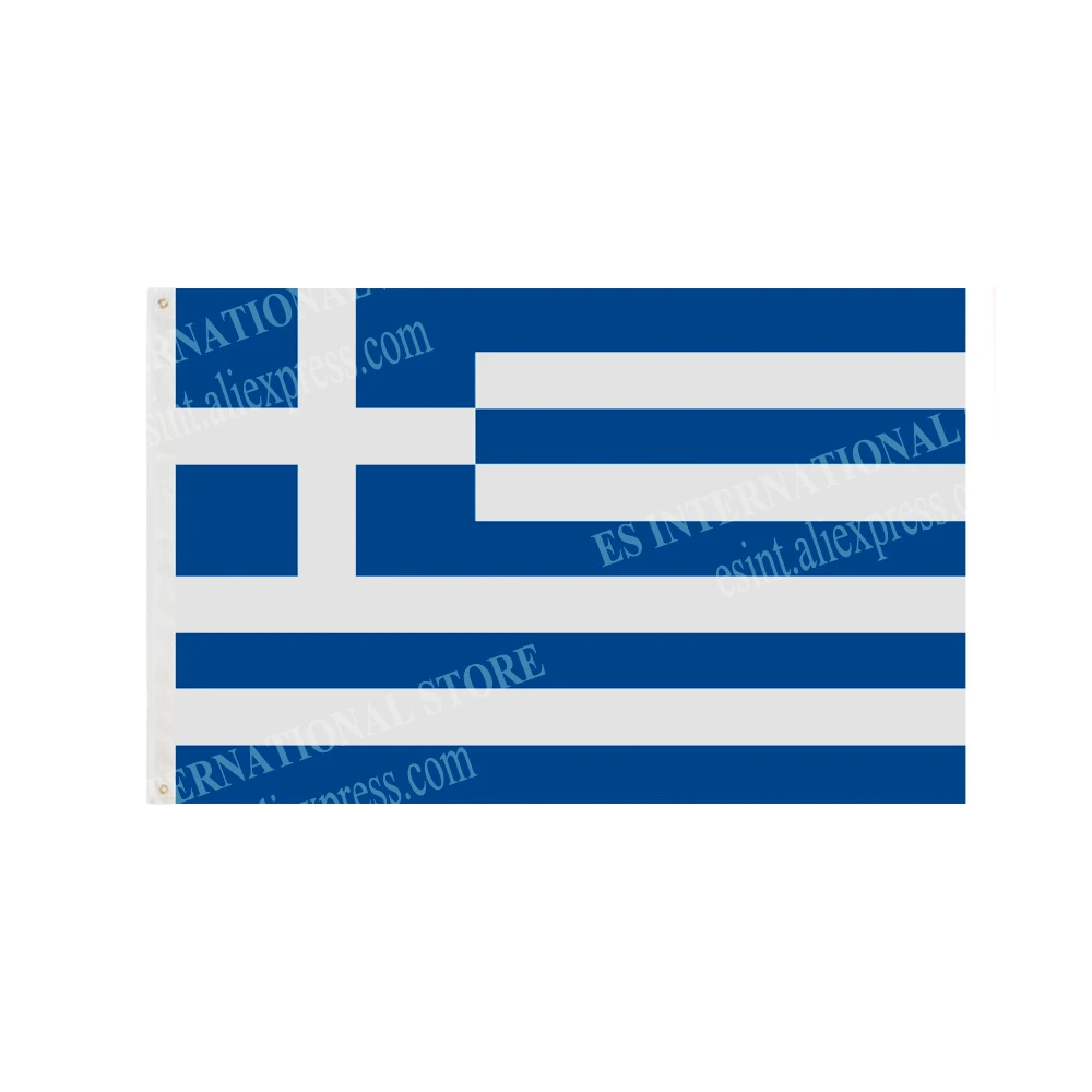 Greece Flag National Polyester Banner Flying 90 x 150cm 3 x 5ft Flag ...