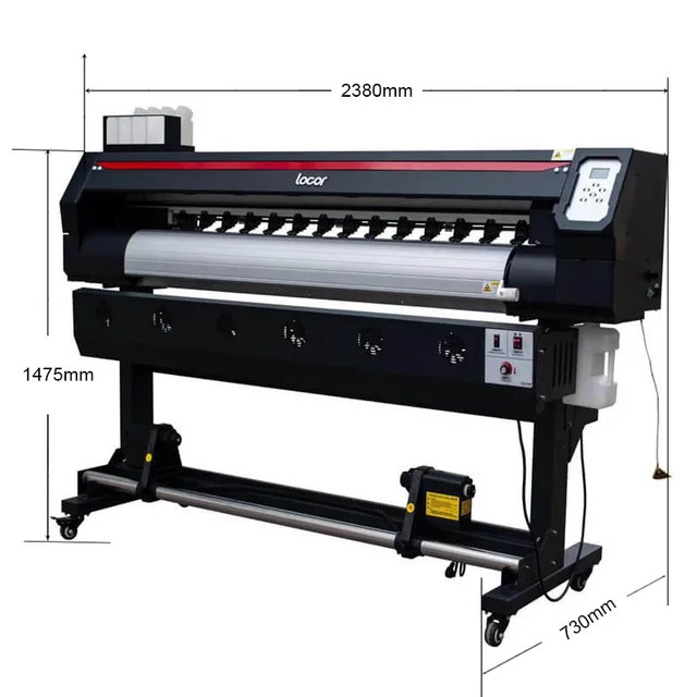 XP600 Eco Solvent Printer 1.6m Locor Easyjet1602 Digital Inkjet Roll to ...