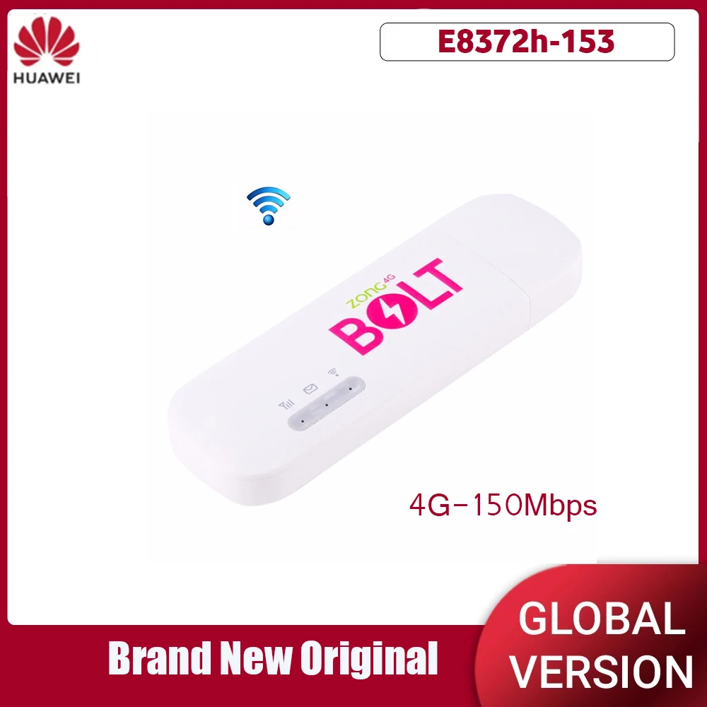 Unlocked New Huawei E8372 E8372h-153 4g Lte 150mbps 4g Usb Modem Dongle 4g Carfi Modem Pk Mf783 ...