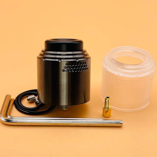 DSXvape Temple 28mm Dual Coil RDA Atomizer Rebuilding Electronic ...