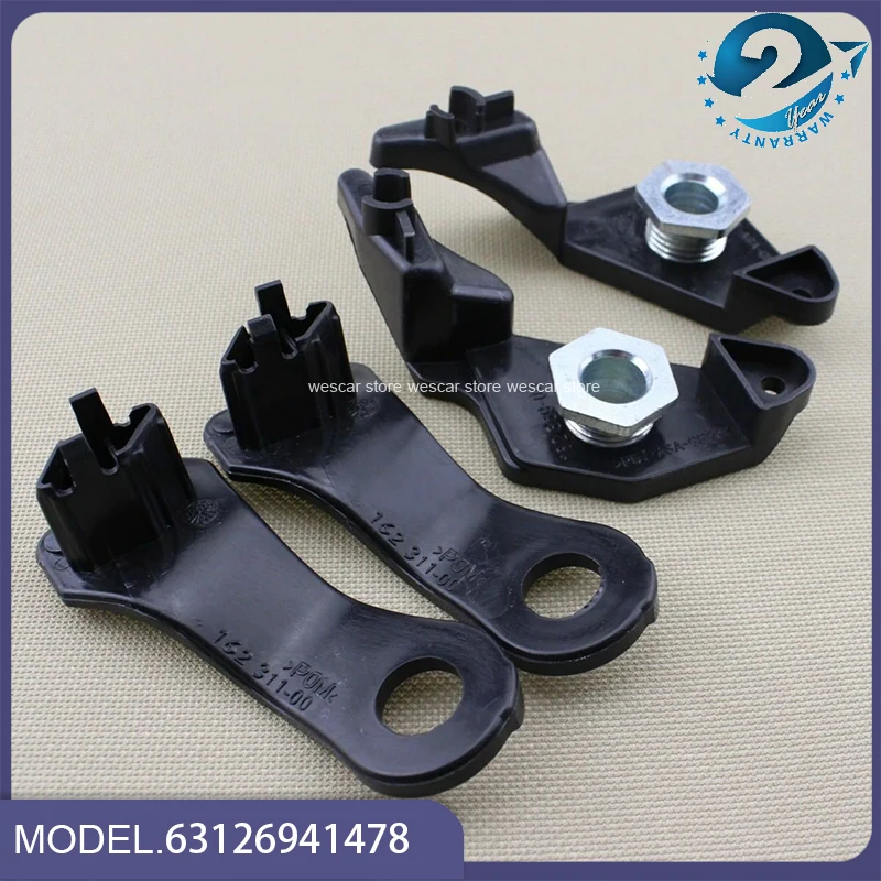 2-Pairs-Halogen-Headlight-Repair-Brackets-Clips-For-BMW-5-Series-E60 ...