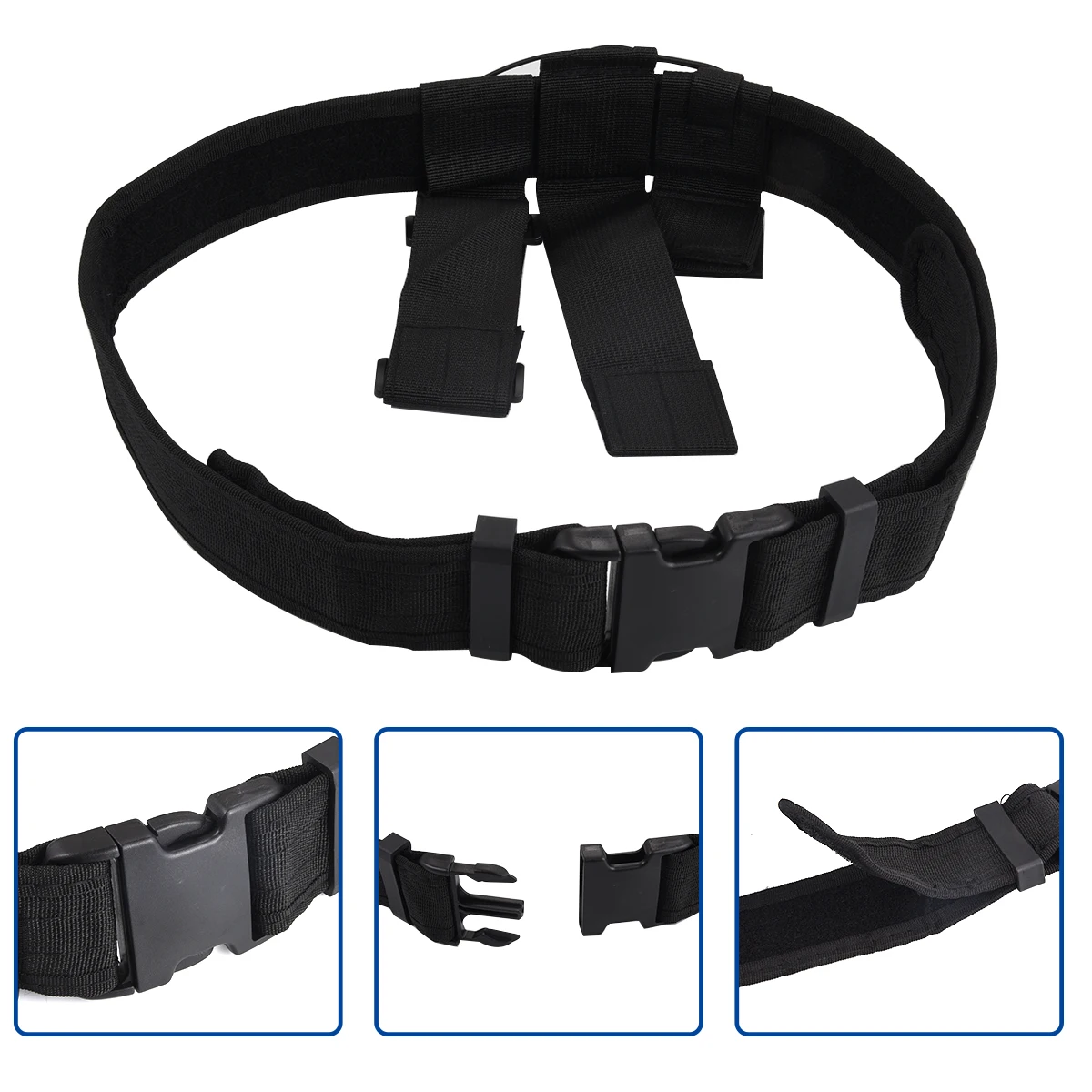 Tactical Utility Belt With Holster