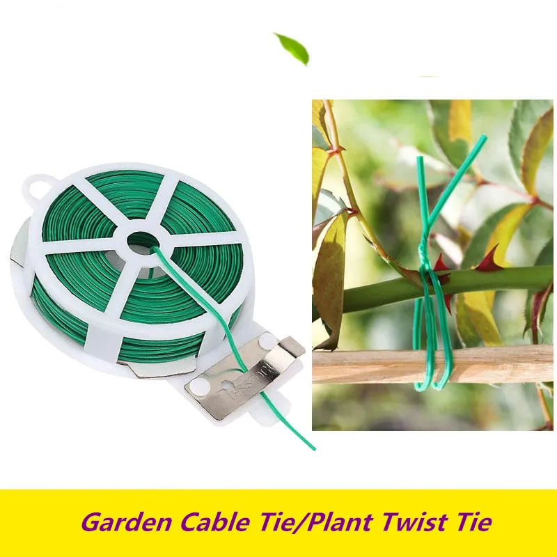 30m-Garden-Cable-Tie-Plant-Twist-Tie-With-Cutter-Gardening-Reusable ...