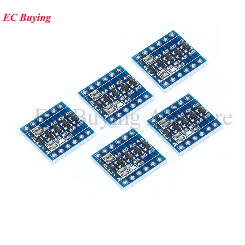 10pc/5pcs 4 Channel Way IIC I2C Logic Level Converter 5V to 3.3V Bi-Directional Conversion Board ...