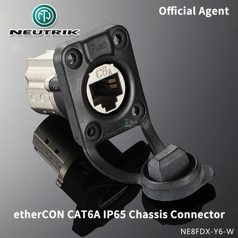 NEUTRIK-etherCON-D-Shape-CAT6A-Panel-Base-Network-Female-Chassis ...