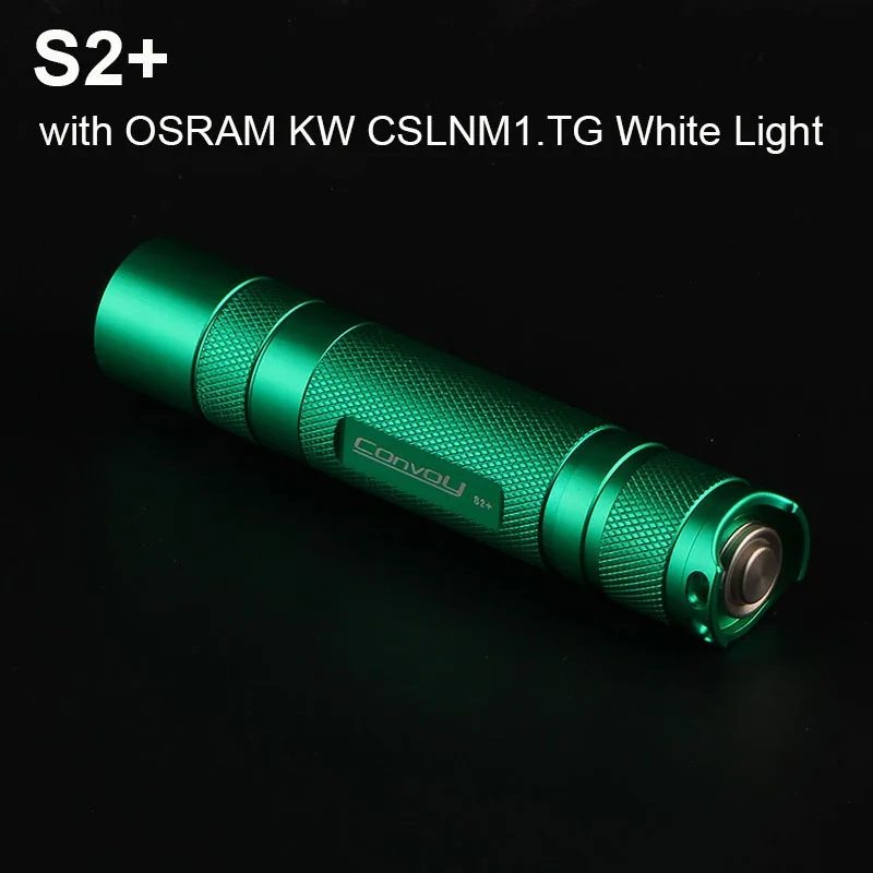 Convoy-Green-S2-Plus-with-CSLNM1-TG-Led-Linterna-18650-Torch-Flash ...