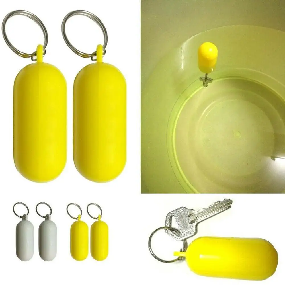 Plastic-PS-Metal-Floating-Key-Kayak-Keychain-Buoyant-Keyring-Marine ...