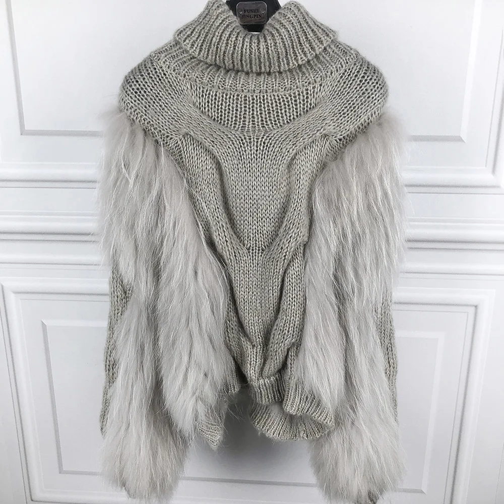 YOLOAgain suéter con cuello levantado para mujer, suéteres con piel de ...