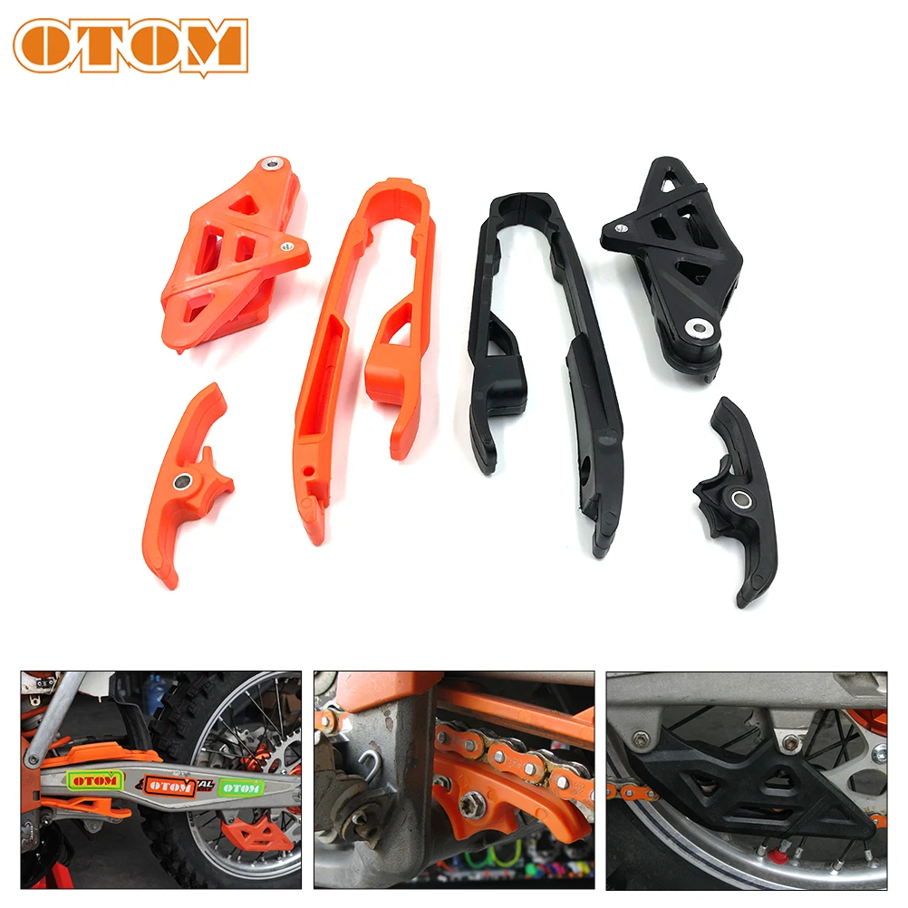 OTOM Motorcycle Chain Guide Chain Slider Up/Below Sliding Guard Kit ...