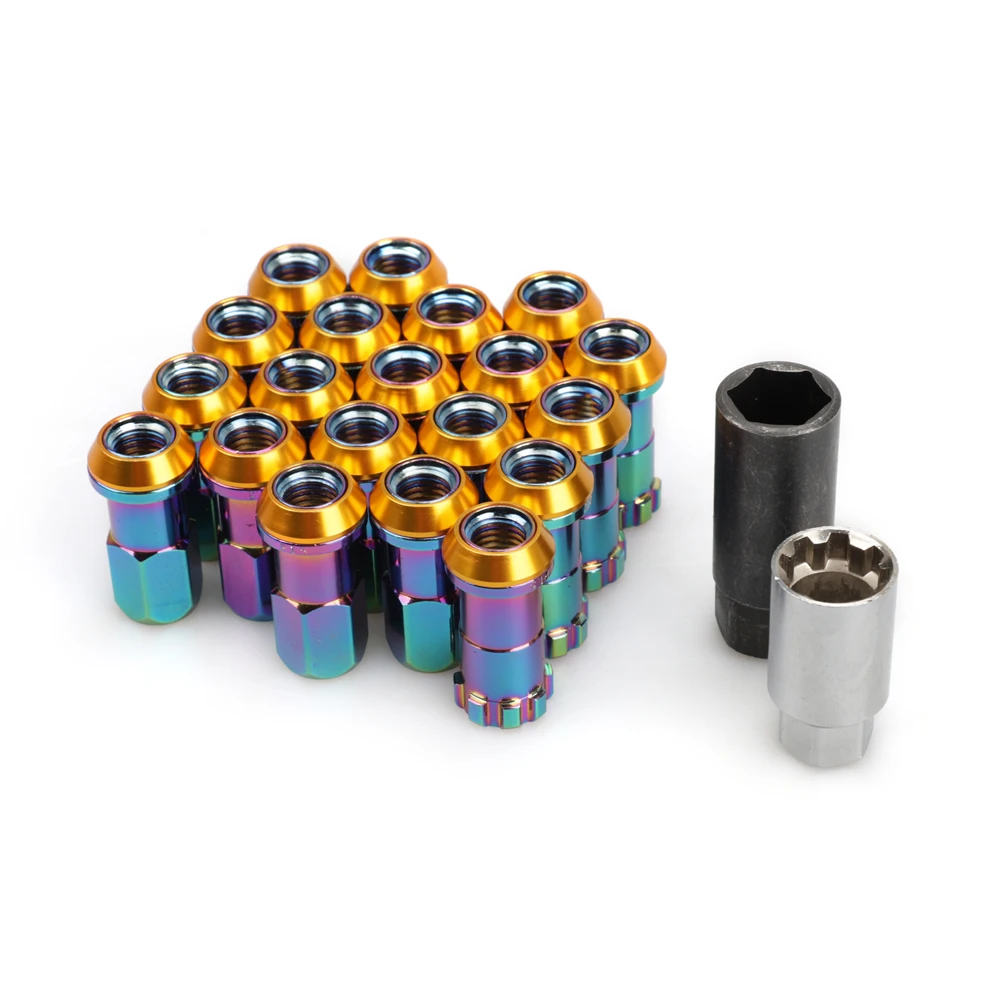 Universal-20pcs-Project-Kics-Racing-Composite-R40-Steel-Lock-Anti-Theft ...