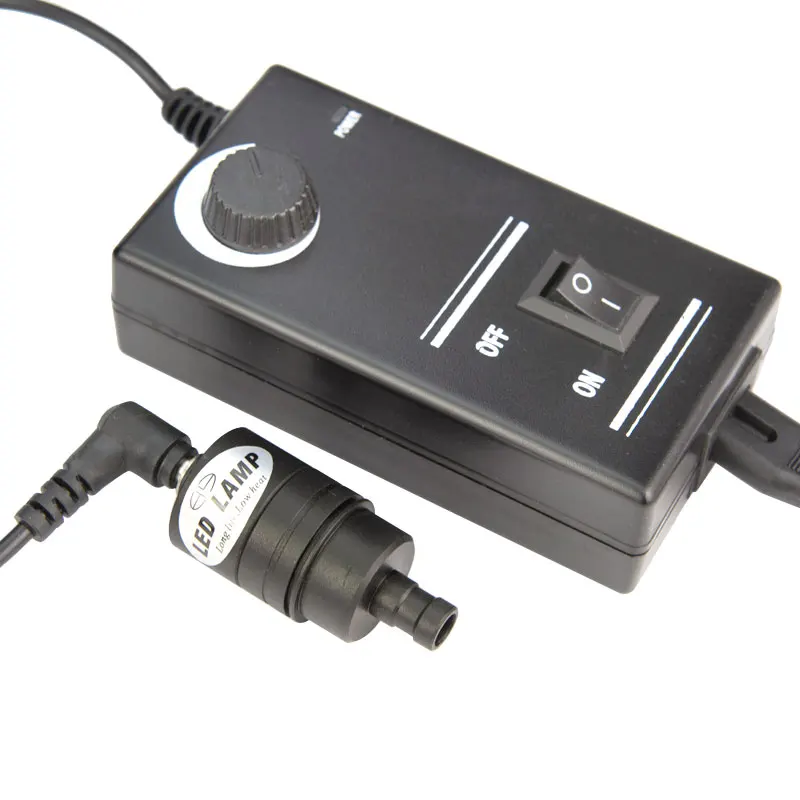 110-240v Led Coaxial Light Source 9mm Head Diameter Microscope Led Dot ...
