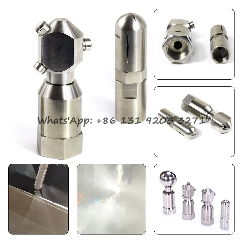 1/2" 3/4" Tank Washing Nozzle, Rotary Tank Cleaning Nozzle, Rotary ...