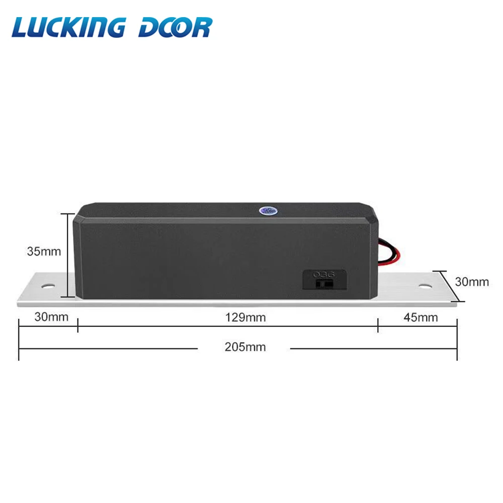 Electric Drop Bolt Door Lock Dc 12v Induction Auto Deadbolt Security ...