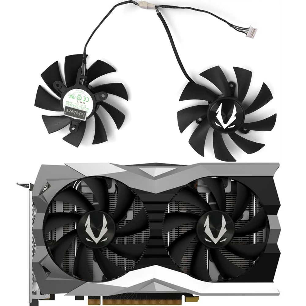 87mm Ga92a2h 0.35a Gtx 1660 1660ti Rtx2070 Graphics Fan For Zotac ...
