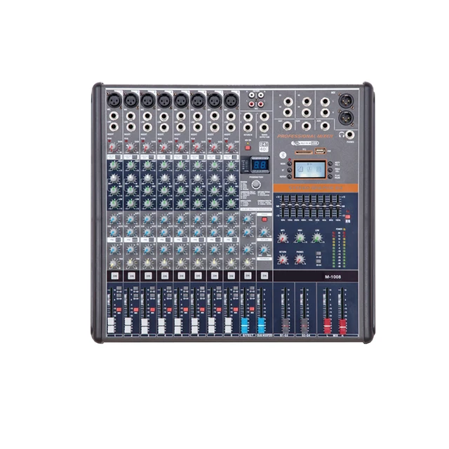 Professional Audio Mixer Bluetooth 8 Channels 16/ 24Channels DJ Mixer ...