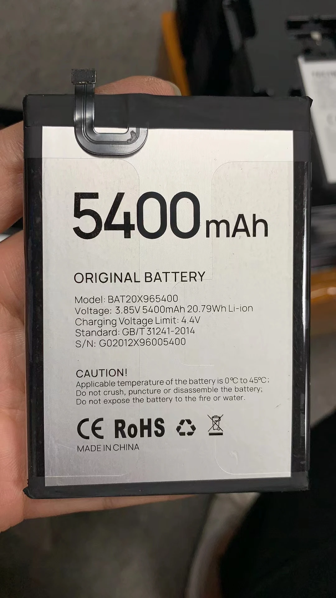 BAT20X965400 batería 5400mah|Baterías para teléfonos móviles| - AliExpress