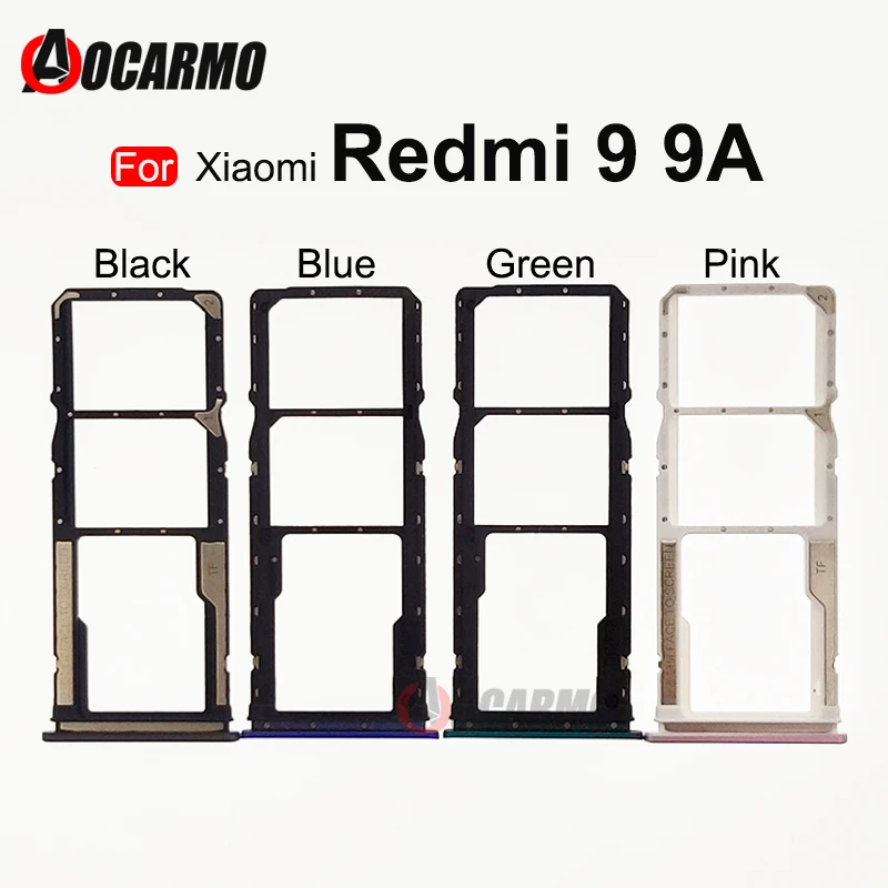 Sim-Tray-Holder-For-Xiaomi-Redmi-9-9A-Redmi9-SIM-Card-Tray-Slot-Holder ...
