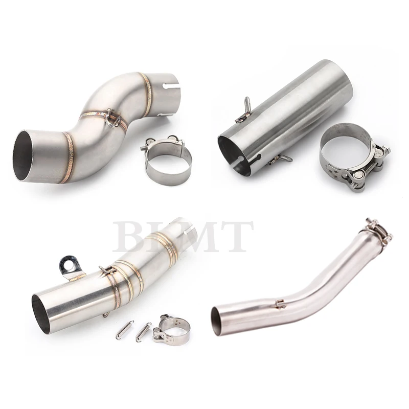 For-Yamaha-YZF-R6-Motorcycle-Exhaust-Connecting-Tube-Pipe-Mid-Middle ...
