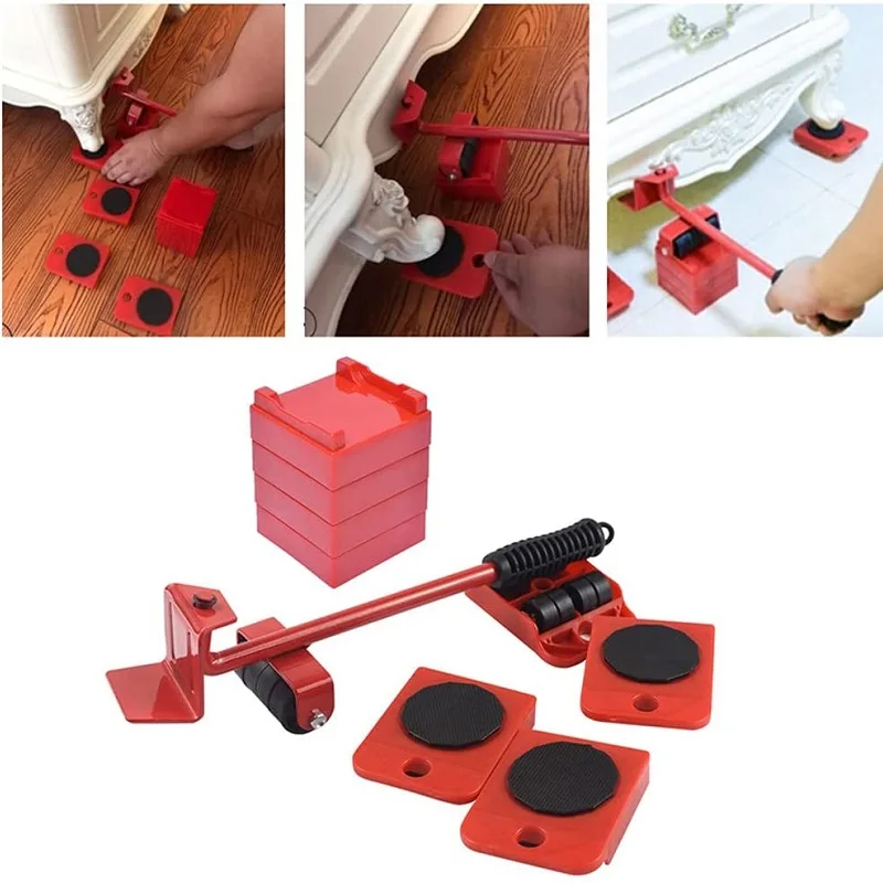 300-lb-Moving-Heavy-Objects-Mover-Universal-Wheel-Load-Capacity ...